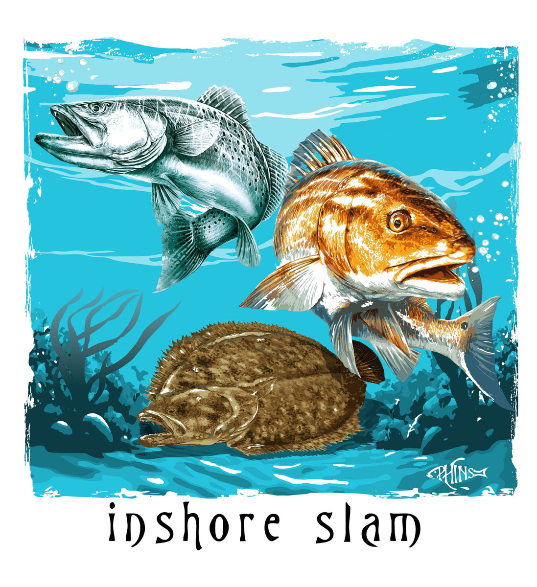 Inshore Slam Long Sleeve Dri-Fit Fishing Shirt – Phins Apparel
